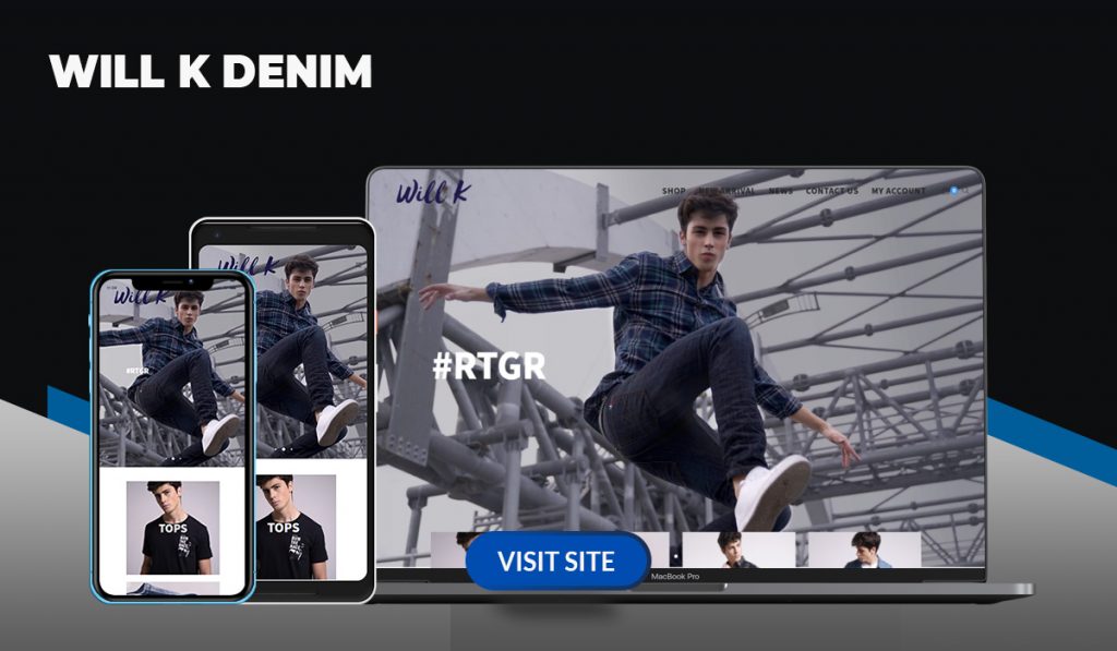 Jasa Web Design Untuk Will K Denim | Forti Digital Studio